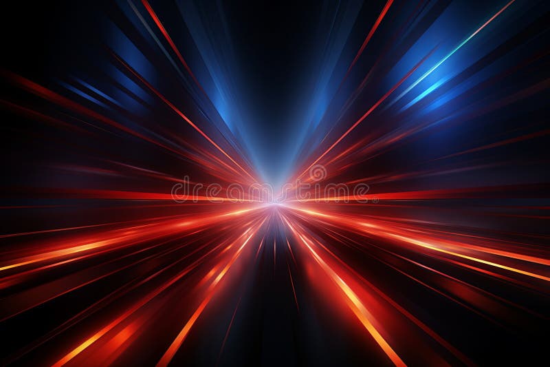 Modern Futuristic Neon Light Abstract Background and Panoramic High ...