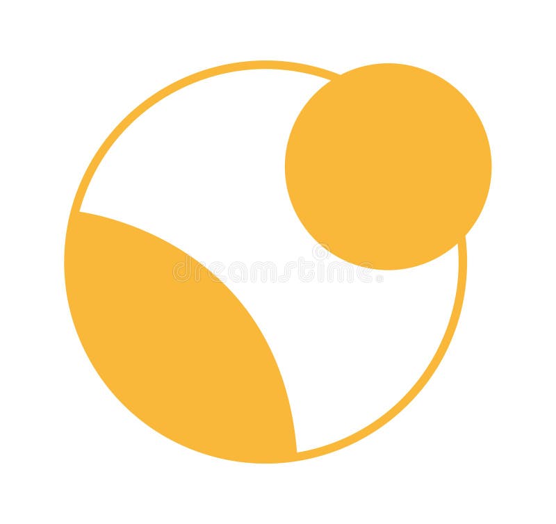 Modern Futuristic Rounded Figure Stock Vector - Illustration of ...