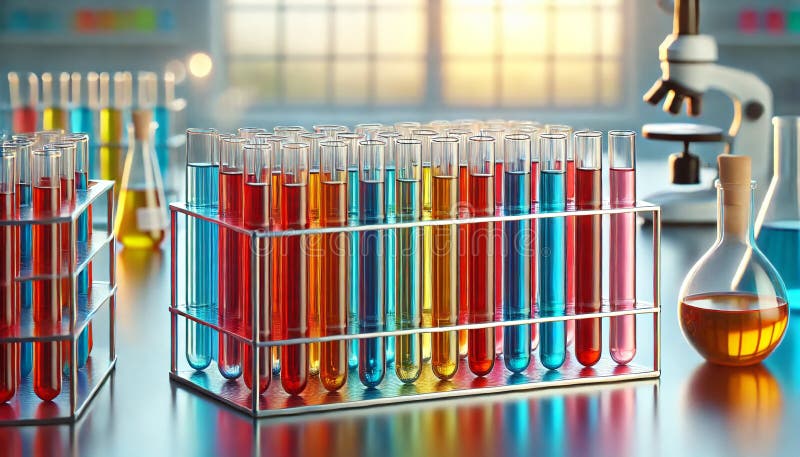 A Modern, Futuristic Scientific Laboratory Interior Featuring Advanced ...