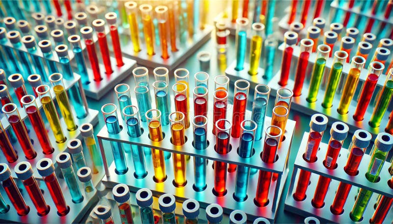 A Modern, Futuristic Scientific Laboratory Interior Featuring Advanced ...