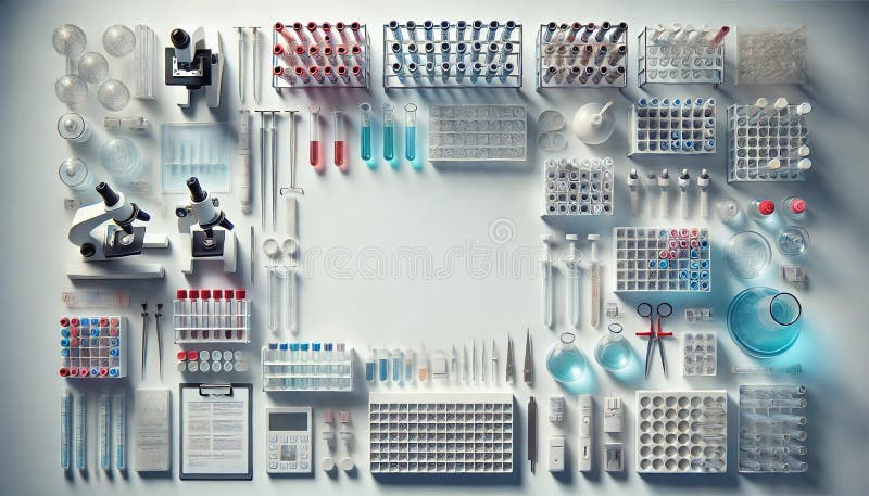 A Modern, Futuristic Scientific Laboratory Interior Featuring Advanced ...