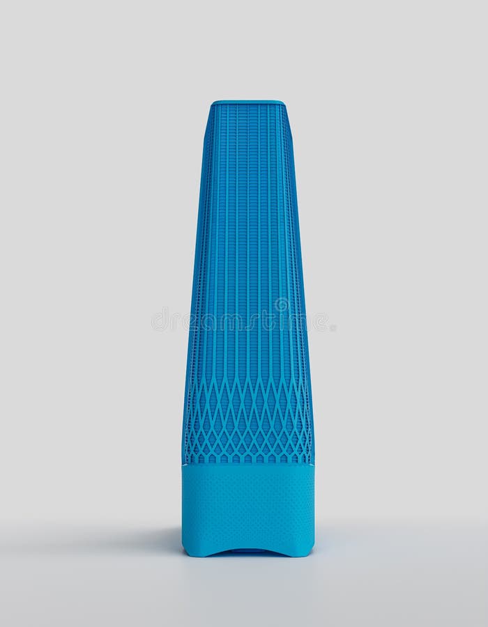 Modern Futuristic Skyscraper. Architectural Tall Structure Isolated, 3d ... Modern Futuristic Skyscraper. Architectural Tall Structure Isolated, 3d ...