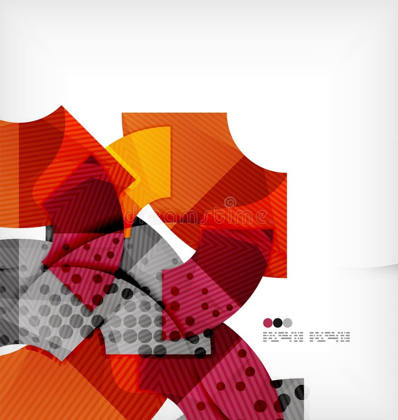 Modern Futuristic Techno Abstract Composition Stock Vector ...