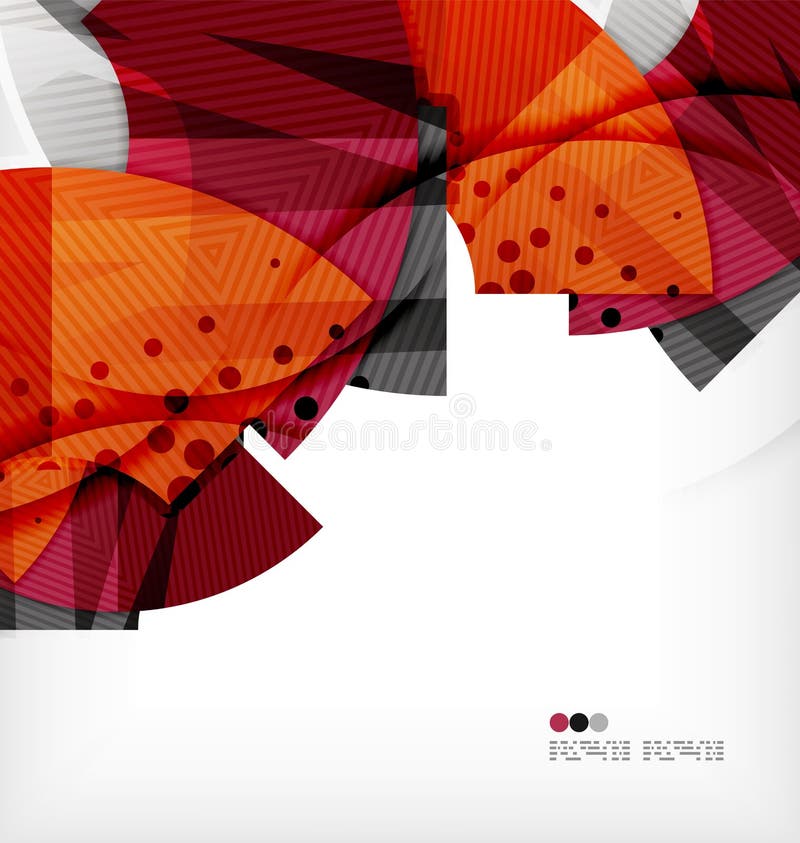 Modern Futuristic Techno Abstract Composition Stock Vector ...