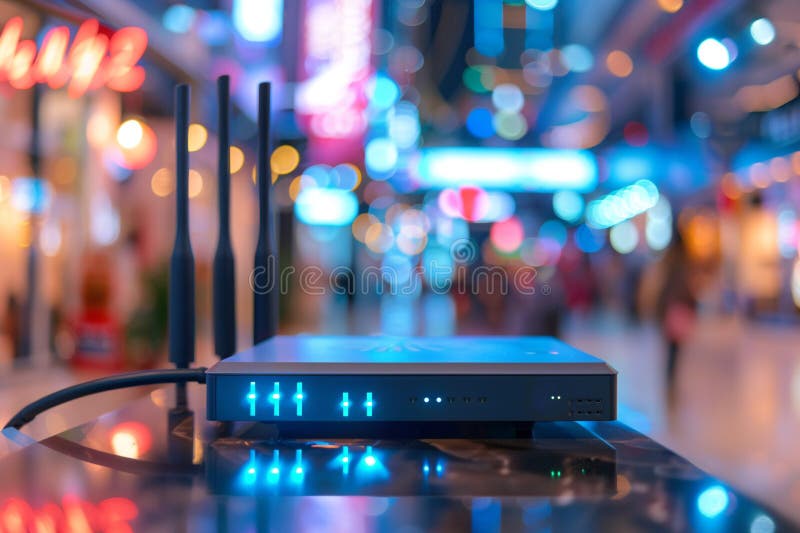 A Modern 5G Router Providing Highspeed Wireless Internet Connection in ...