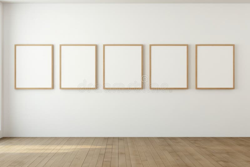 Modern Gallery Wall Frame Template Stock Illustration - Illustration of ...