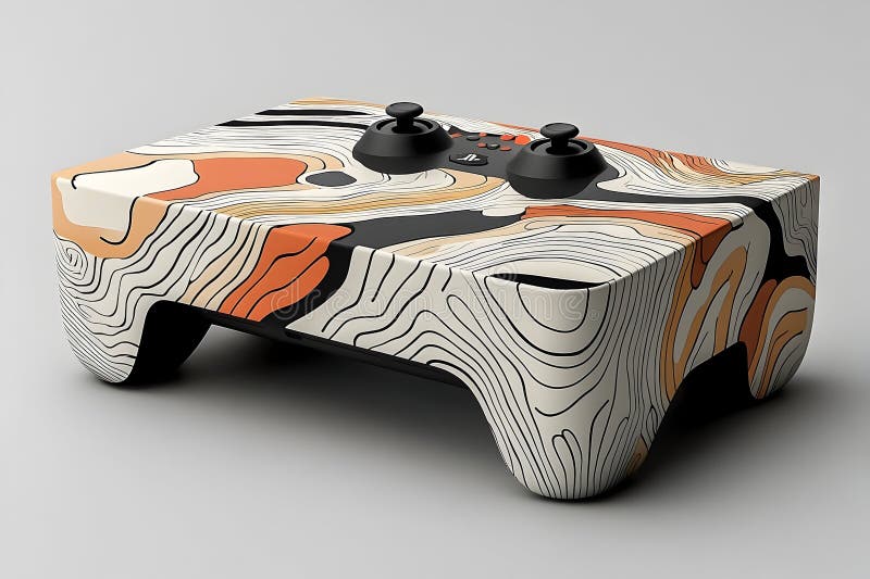 AI-Generated Game Controller Design Stock Illustration - Illustration ...