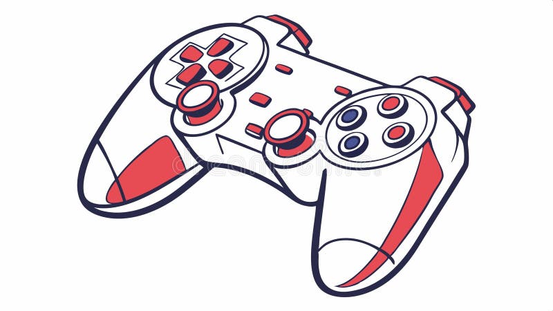 Modern Game Controller, Gaming and Entertainment Vector Design ...