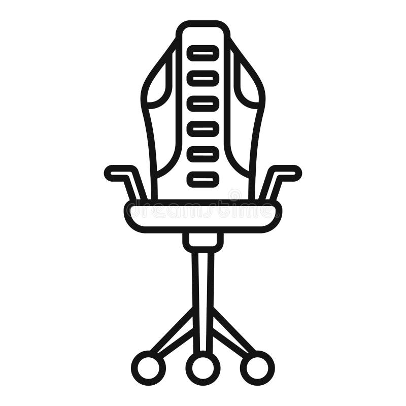 Modern Gaming Chair with Comfortable Backrest for Streamers Stock ...