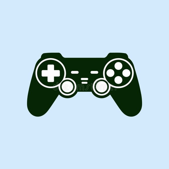 Modern Gaming Controller with Sleek Ergonomic Design Stock Illustration ...