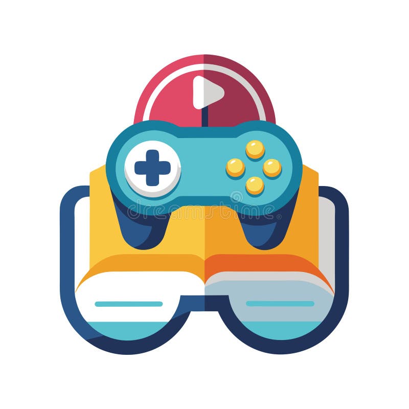 Modern Gaming and Streaming Icon with Controller, VR Headset, and Play ...