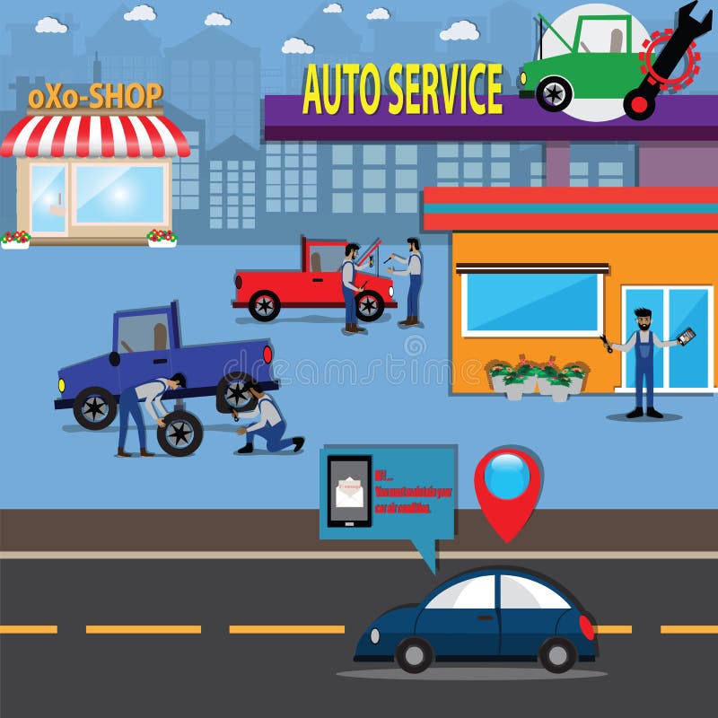 Modern Garage Use AI for Send Email To Customer when Come Near Garage â ...