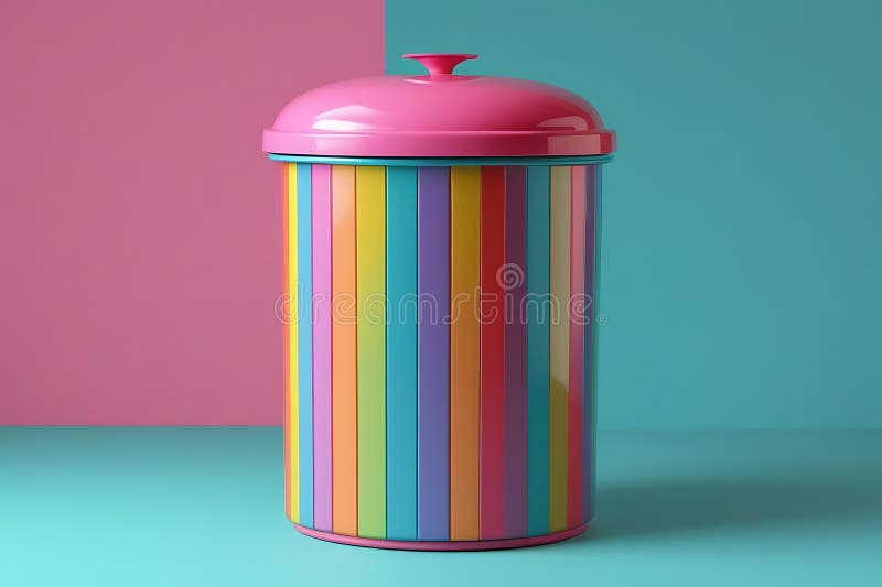 Modern Garbage Can Design Templates Simple & Clean Illustrations Stock ...