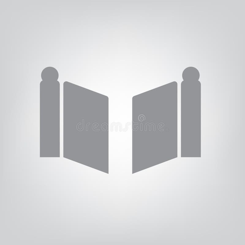 Modern gate icon stock vector. Illustration of real - 151614657