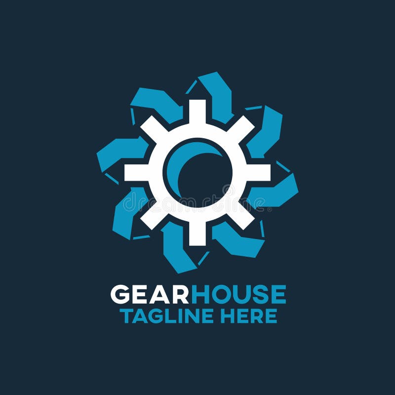 Modern Gear Service Logo, Icon, Symbol, Vector Illustration Stock ...