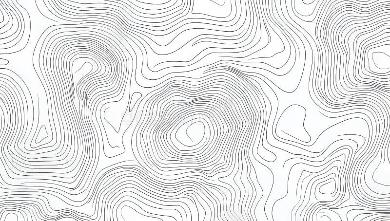 Modern Geography Scheme and Terrain Light Topography Grid Map with ...
