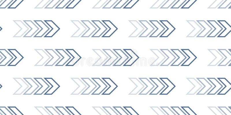 Modern Geometric Arrow Pattern in Shades of Blue on a White Background ...