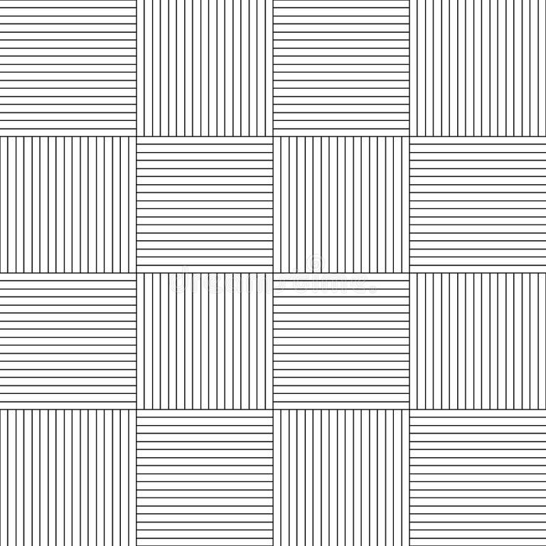 Modern Geometric Basketweave Block Texture Seamless Vector Pattern ...