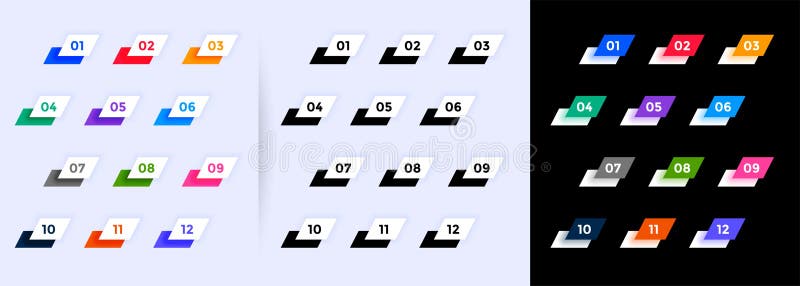 Modern Bullet Points Stock Illustrations – 665 Modern Bullet Points ...