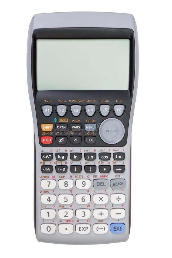 Modern Geometric Calculator. Stock Photo - Image of geometry, finance ...