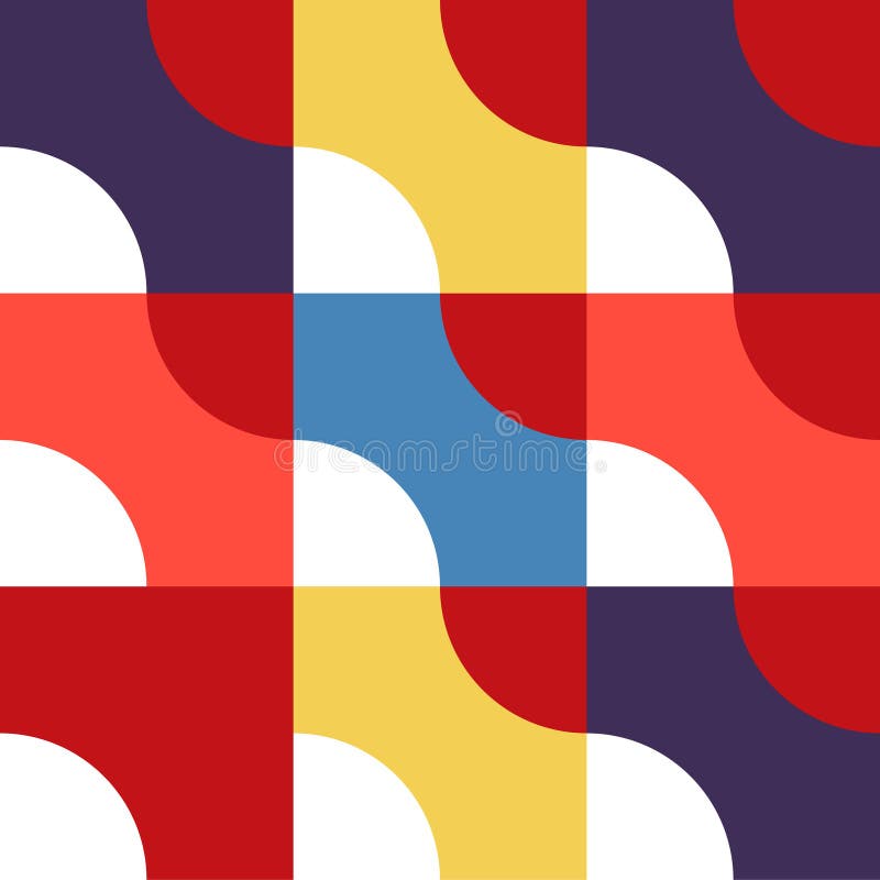 Modern Geometric Card. Memphis Style Design Element. Minimalistic Shape ...