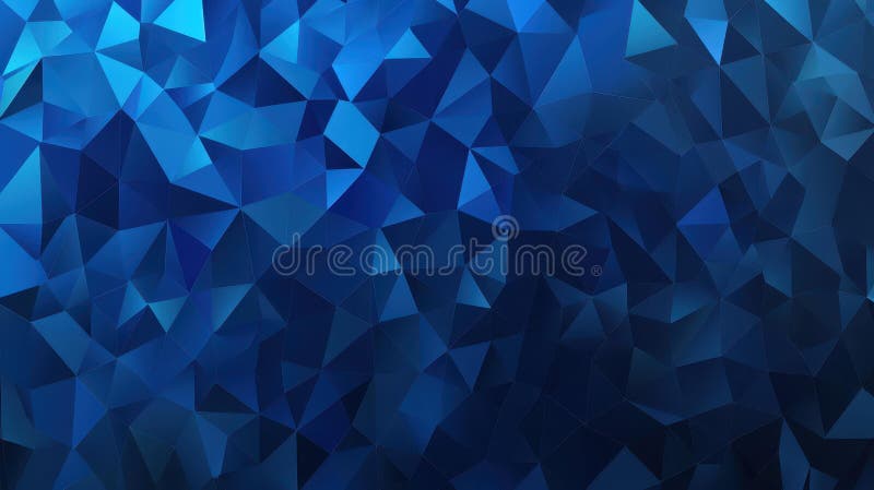 A Modern Geometric Design Featuring Dark Blue Ocean Gradients, Creating ...