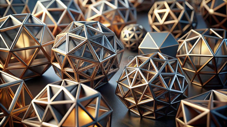 Modern Geometric Designs with Metallic Finishes Elevate Technical ...