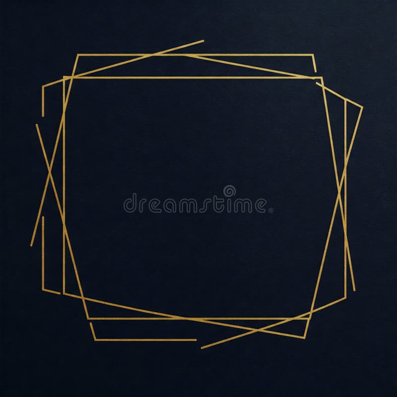 Modern Geometric Frame Design Stock Illustration - Illustration of ...