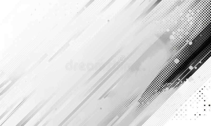 Modern Geometric Grey and White Gradient Background with Halftone Dots ...
