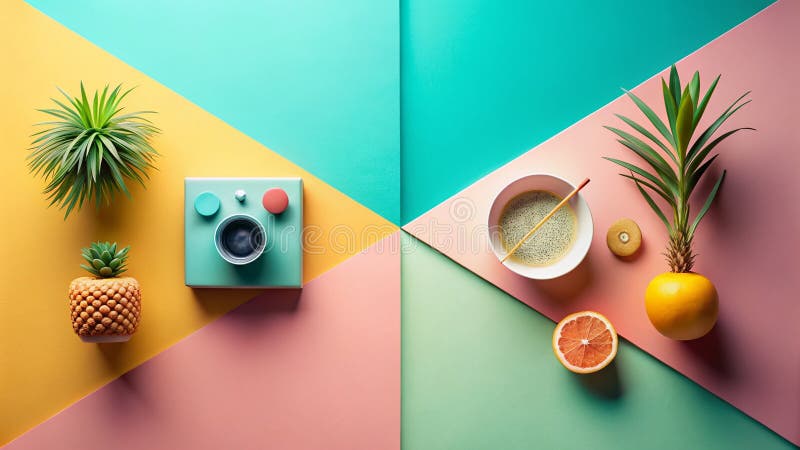 Modern Geometric Header Background Abstract Shapes and Lines for a ...