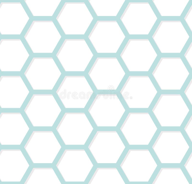 Modern Geometric Hexagonal Background. Vector Abstract Simple Pa Stock ...