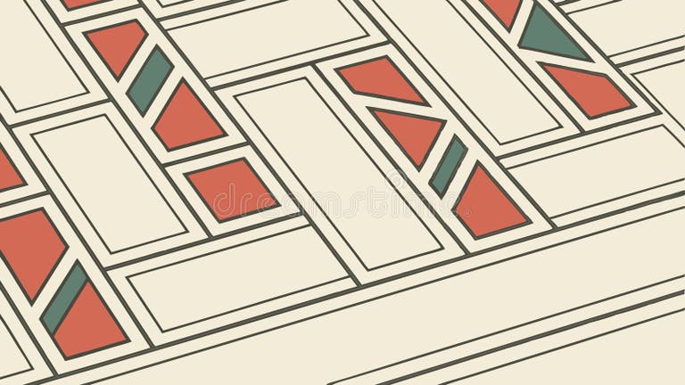 Modern Geometric Interlocking Tiles Pattern, Vector Design Generative ...