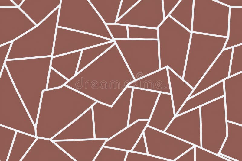 Modern Geometric Pattern with Brown and White Colors Creating an ...