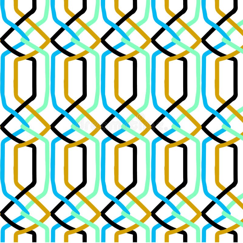 Modern geometric patterns stock vector. Illustration of halftone ...