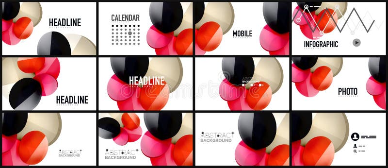 Modern Geometric Presentation Background Stock Vector - Illustration of ...