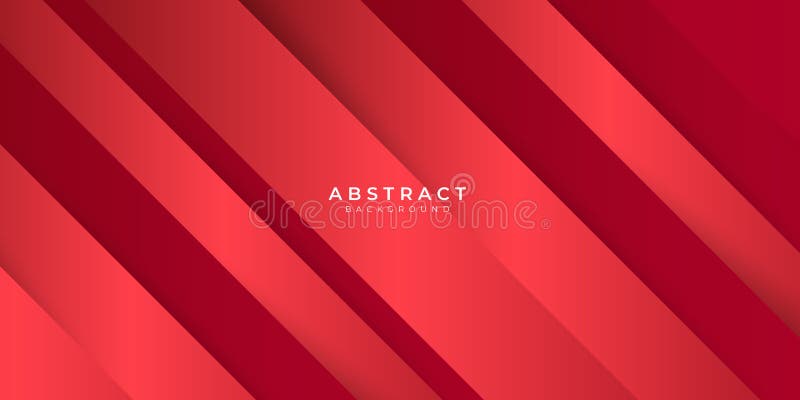 Modern Geometric Red Background. Technology Multi Shape Overlap ...