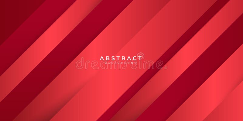 Modern Geometric Red Background. Technology Multi Shape Overlap ...