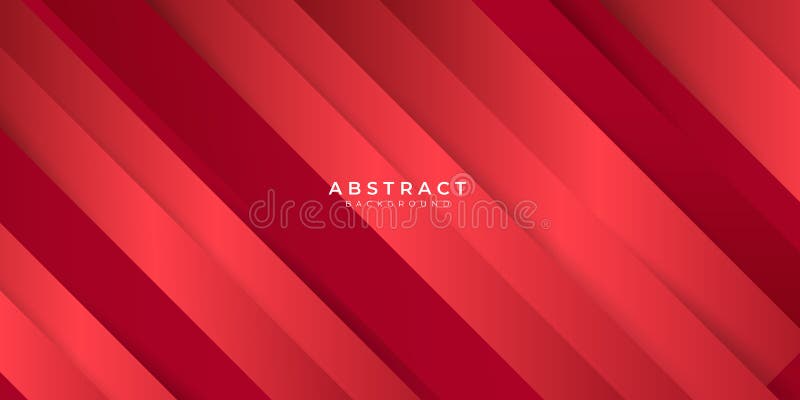 Modern Geometric Red Background. Technology Multi Shape Overlap ...