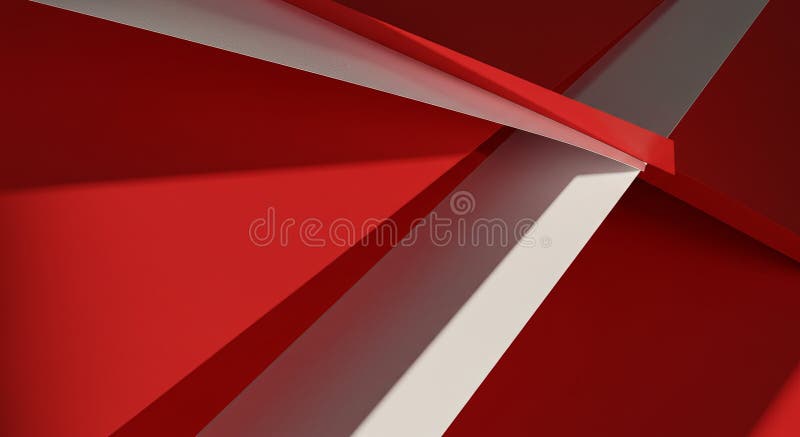Modern Geometric Red Shapes Dramatic Shadows Angles Stock Photos - Free ...
