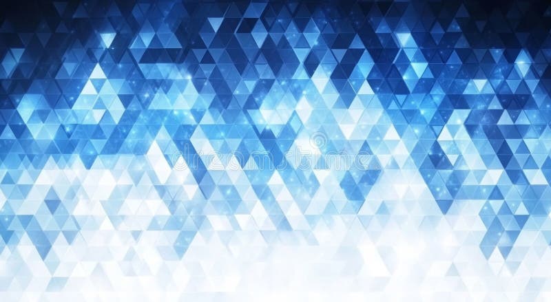 A Modern Geometric Shape in Light Blue, Evoking a Futuristic Technology ...