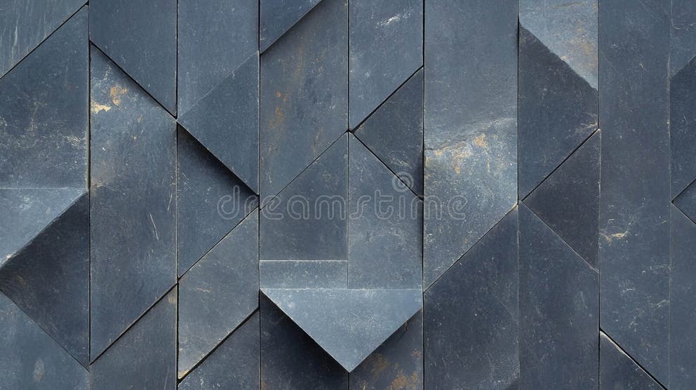 Modern Geometric Slate Tile Wall Texture for Architectural Design Stock ...