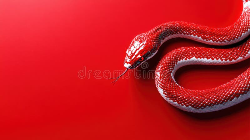 Modern Geometric Style Snake Banner Template for Chinese New Year ...