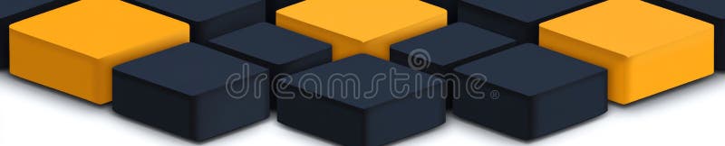 A Modern Geometric Template with Vibrant Square Patterns at the Corners ...