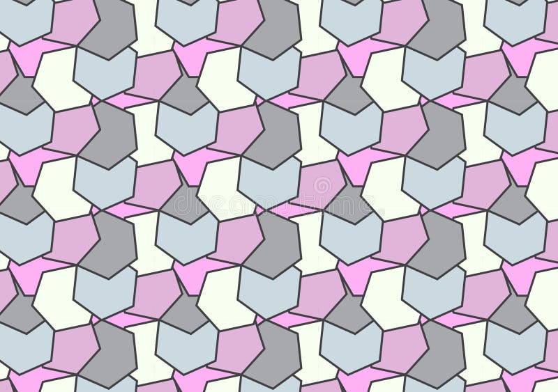 Modern Geometric Texture. Repeating Hexagon Sweet Color Abstract Stock ...