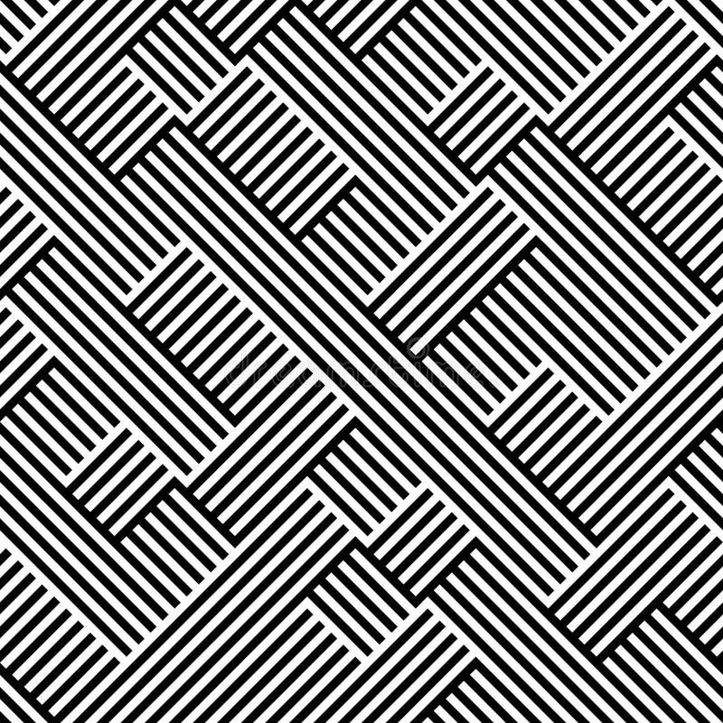 Modern Geometric Texture on White Background. Stock Vector ...