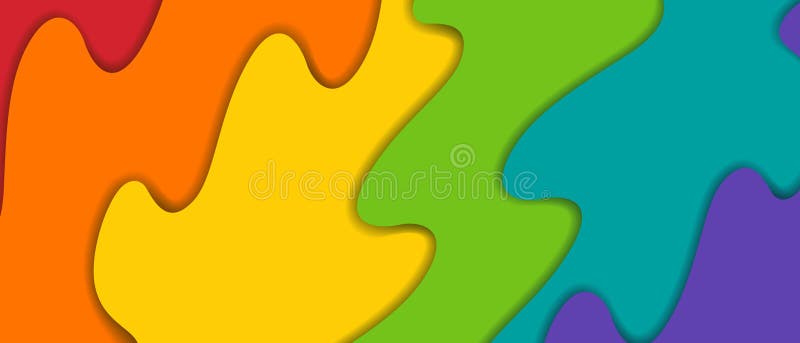 Modern and Geometric Vector Illustration with Layered Forms, Perfect ...