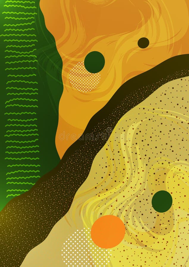 Modern Geometric Wave Pattern Background, Dynamic Fluid Shapes ...