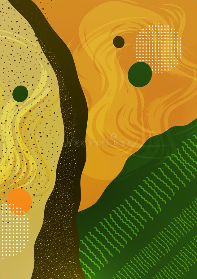 Modern Geometric Wave Pattern Background, Dynamic Fluid Shapes ...