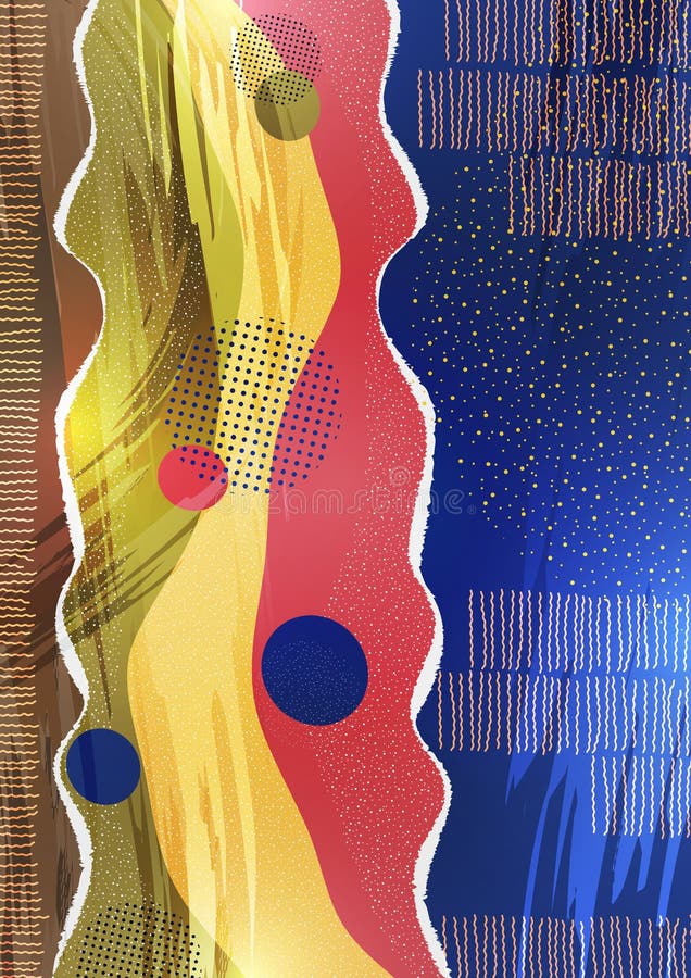 Modern Geometric Wave Pattern Background, Dynamic Shapes, Abstract ...