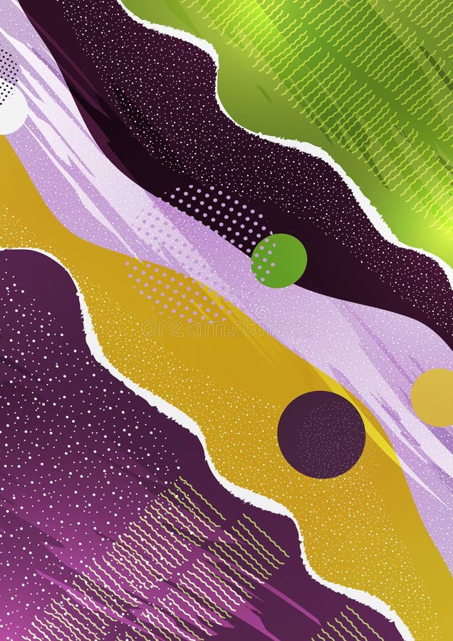 Modern Geometric Wave Pattern Background, Dynamic Shapes, Abstract ...